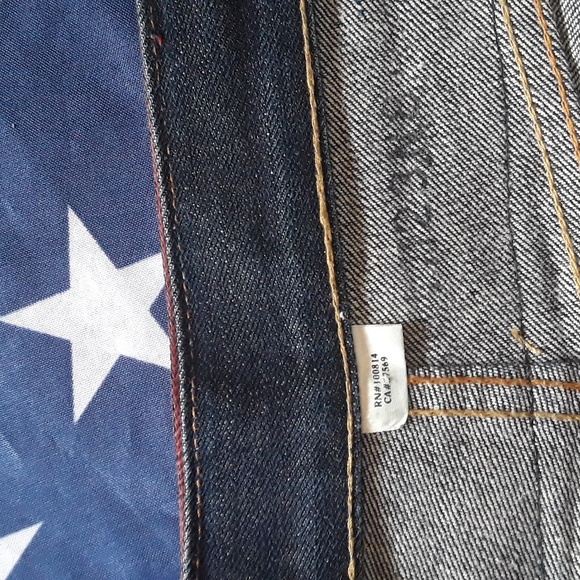 Evisu | Shorts | Vintage Evisu Heritage Indigo Genes Denim Sz 34 Nwot | Poshmark